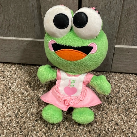 Sweet Frog | Toys | Sale Sweet Frog Stuffed Frog With Dress And Bib ...
